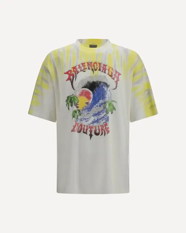 Balenciaga Extree Tie Dye T-shirt Ale