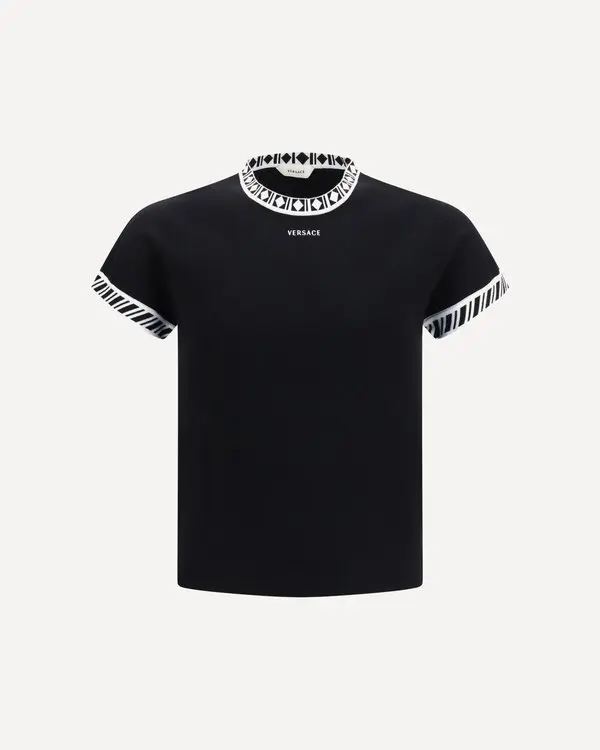 Versace Knit T-shirt - Black