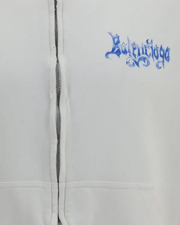 Balenciaga Sketchy Zip Hoodie Ale
