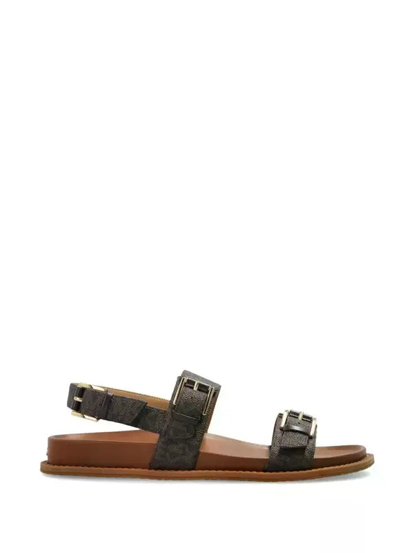Michael Kors Monogram Print Sandals