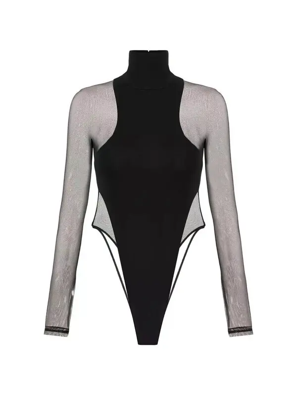 Elisabetta Franchi Tulle Bodysuit