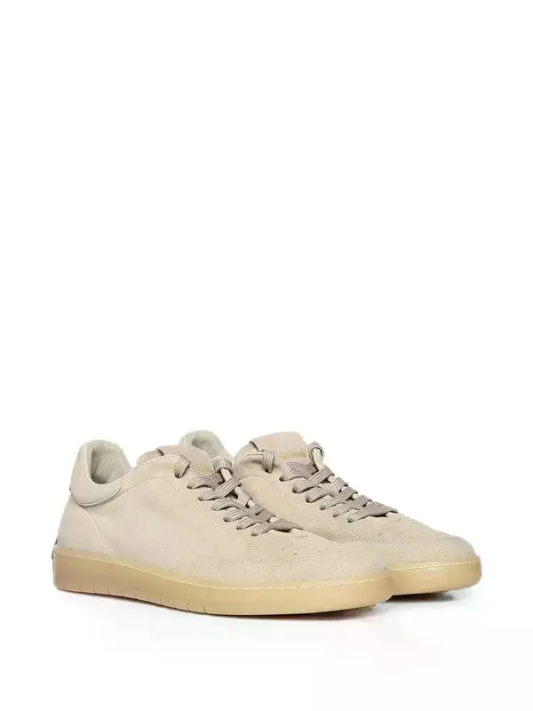 BARACUTA Perforated Toe Lace-up Sneakers