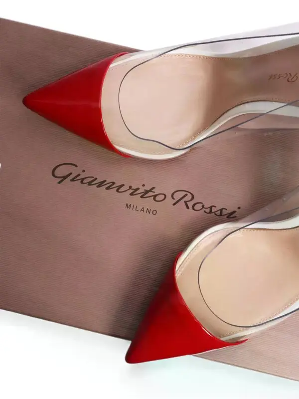 GIANVITO ROSSI Pointed-toe Pumps - White
