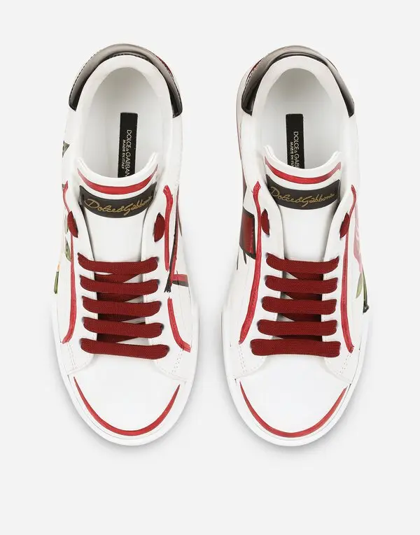 Dolce & Gabbana Limited Edition Portofino Sneakers - White