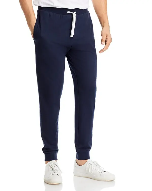 BOSS Ease Cotton Logo Print Joggers Regular Fit - Dark Blue