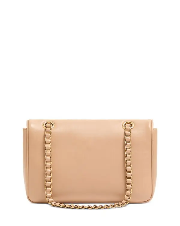 Valentino Garavani Medium Vlogo Leather Shoulder Bag