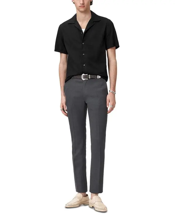 John Varvatos Dan Short Sleeve Camp Collar Shirt