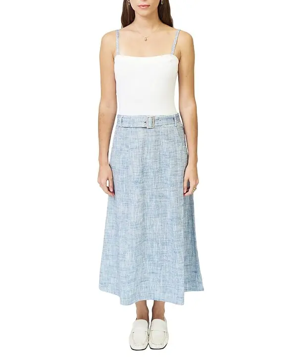Central Park West Serena Belted Twofer Dress