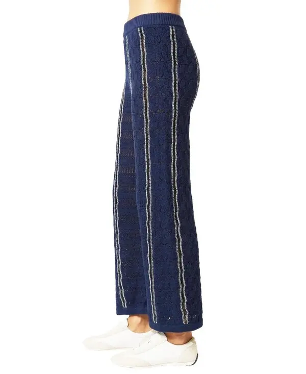 Central Park West Novelty Stitch Sweater Pants