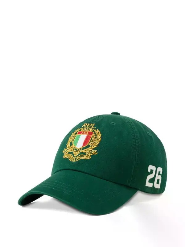 Polo Ralph Lauren Baseball Cap With Embroidered Crest - Green