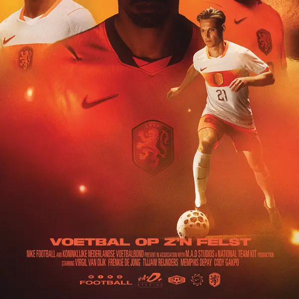 Nike Netherlands National Soccer Team Official Poster