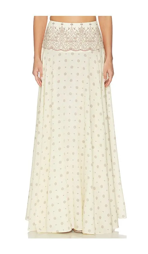 Devon Windsor Rylie Skirt In Cream - Crete