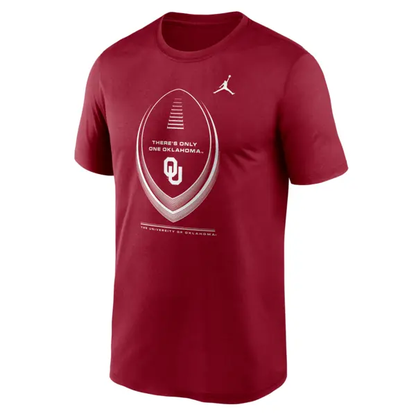 Nike Oklahoma Primetime Football Icon Legend Dri-fit College T-shirt - Red