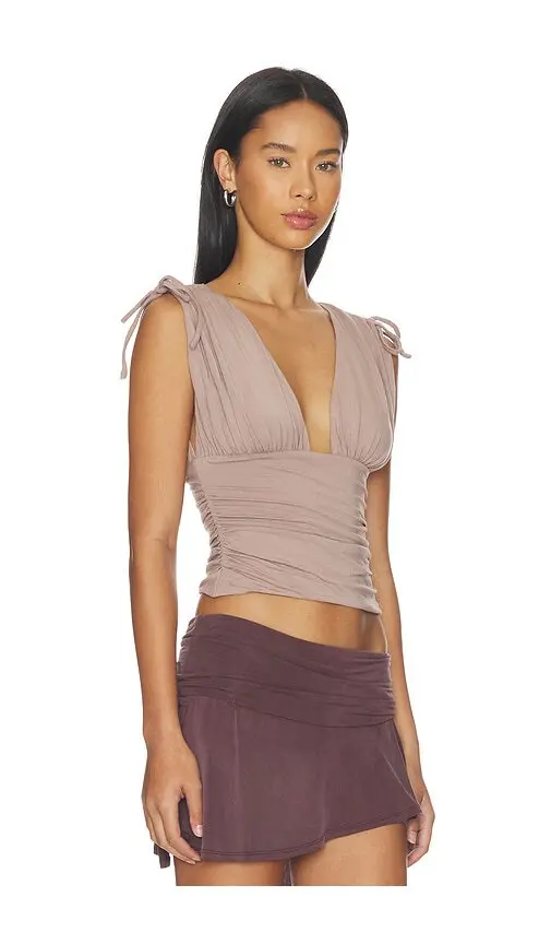 TIGER MIST Halona Top In Brown