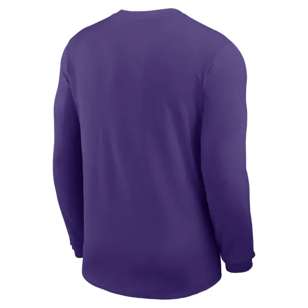 Nike Lsu Dri-fit College Long-sleeve Top - Purple