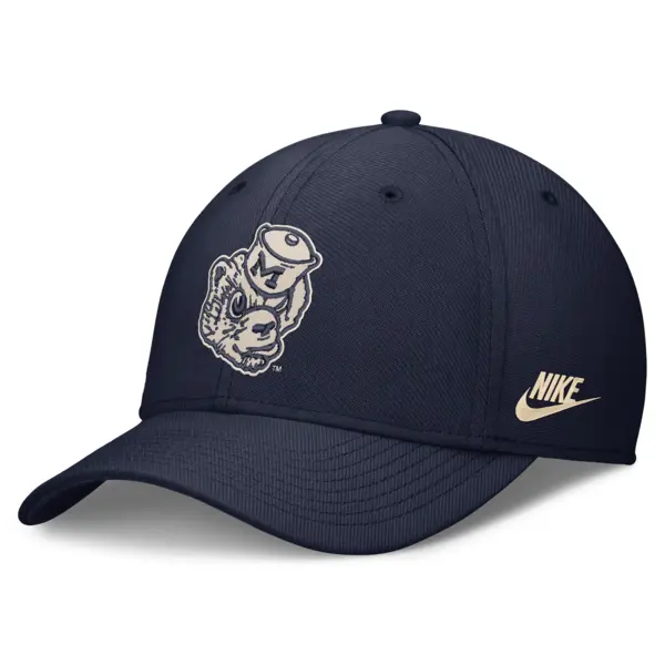 Nike Michigan Legacy Rise Vintage College Cap - Blue