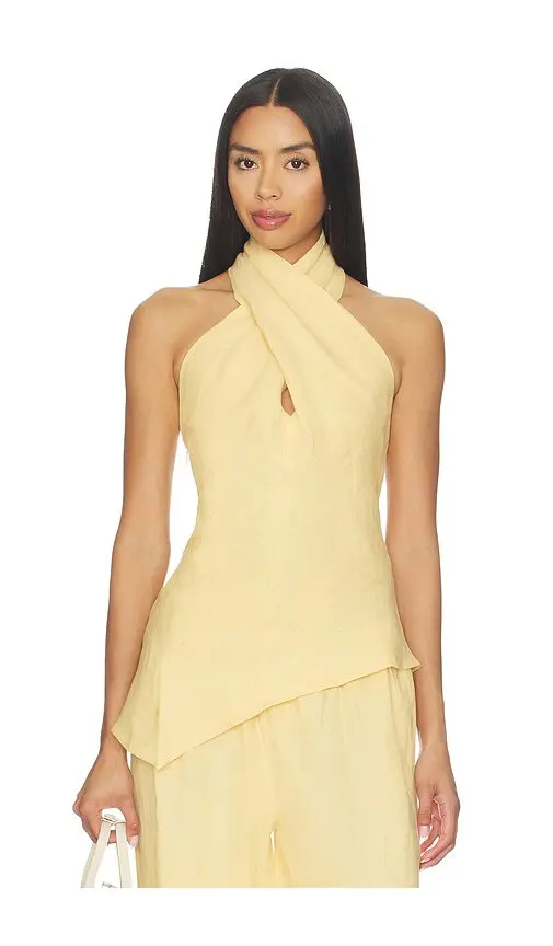 Faithfull The Brand Maria Top In Cream