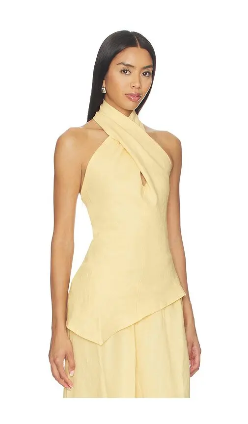 Faithfull The Brand Maria Top In Cream