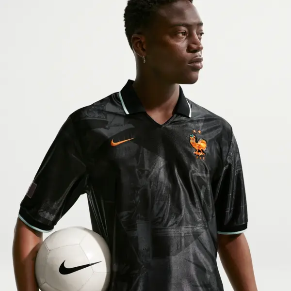 Nike Fff Energy Dri-fit Short-sleeve Soccer Top - Grey