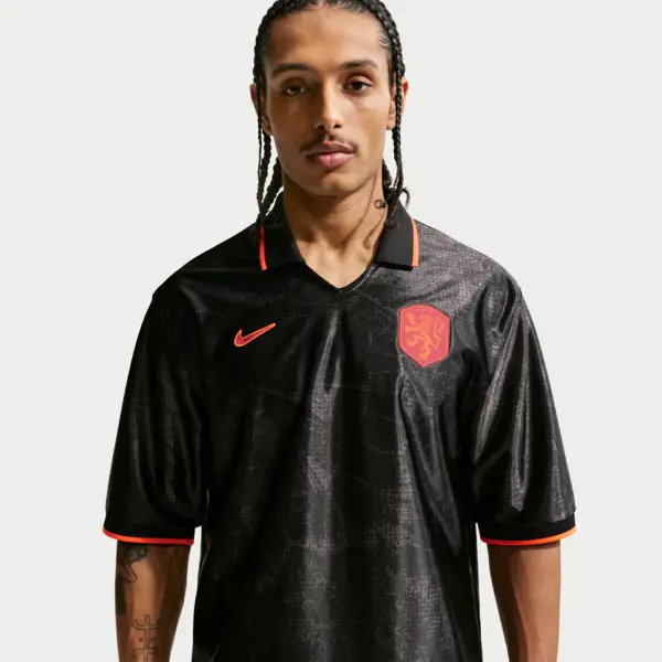 Nike Netherlands Energy Dri-fit Short-sleeve Soccer Top - Black