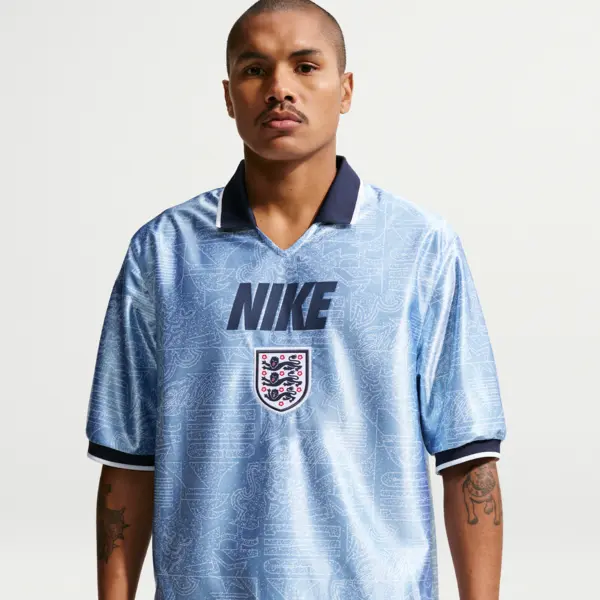 Nike England Energy Dri-fit Short-sleeve Soccer Top - Blue
