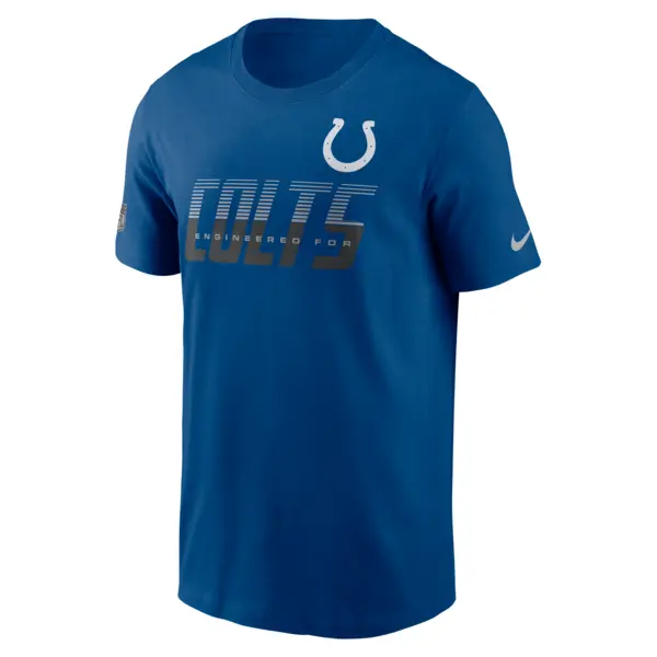 Nike Indianapolis Colts Sideline Team Issue Dri-fit Nfl T-shirt - Blue