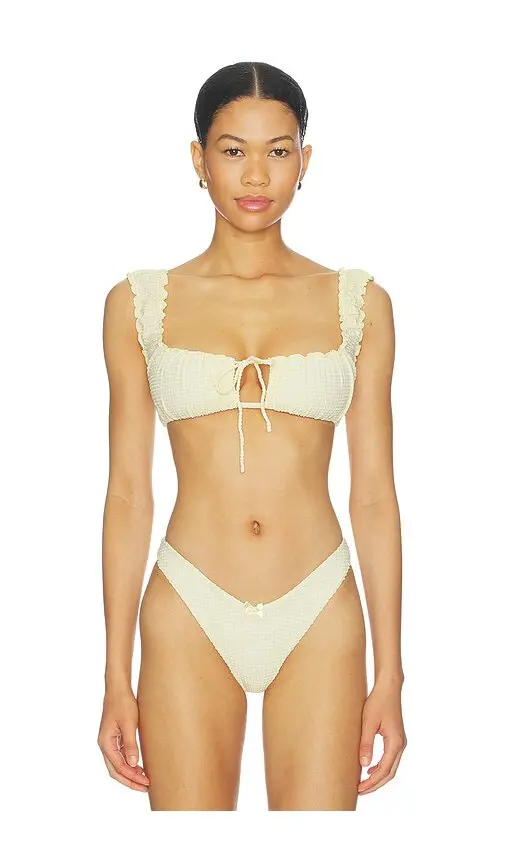 Tularosa Huntington Top In Yellow