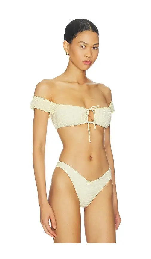 Tularosa Huntington Top In Yellow