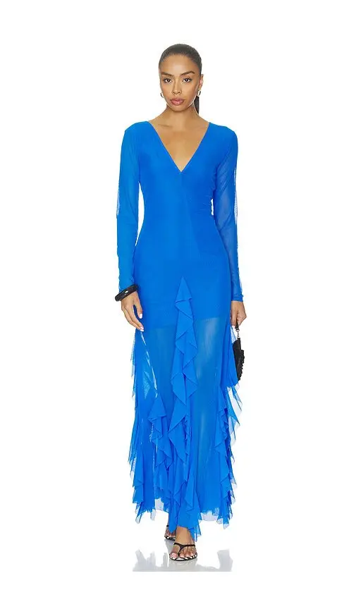 ESPECIA Galene Long Dress - Blue