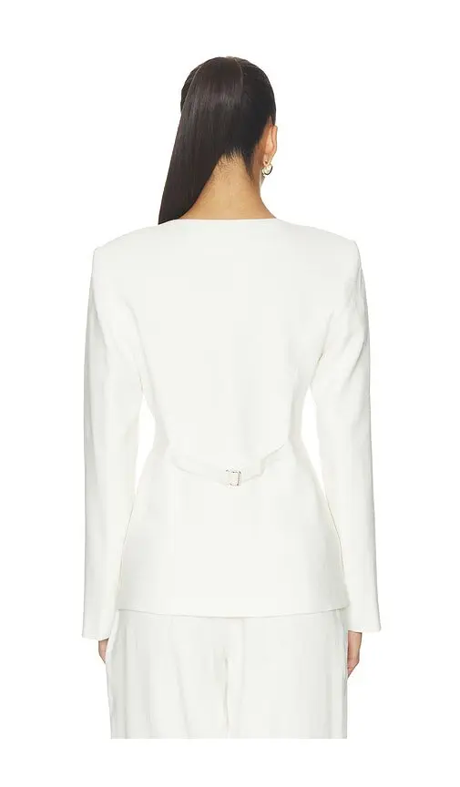Paige Edina Blazer In Ivory