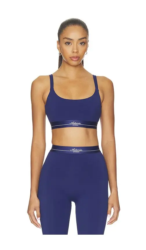 ASTORIA Wide Strap Sports Bra In Ocean Cavern