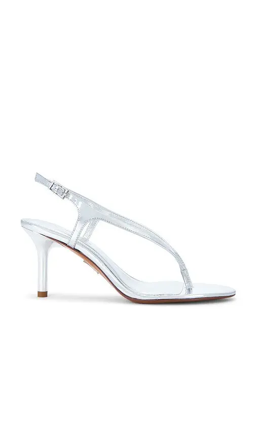 Retrofete Klotilde Slingback Sandal In Metallic - Silver