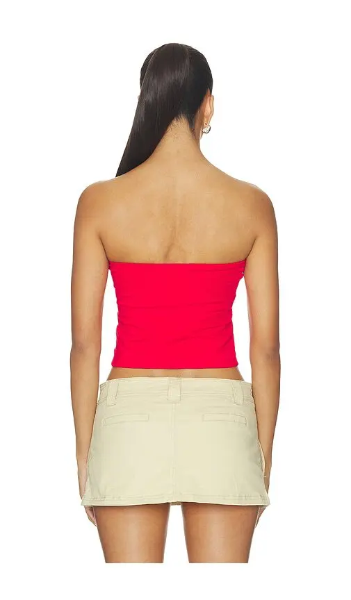 HYPE AND VICE Embroidered Tube Top