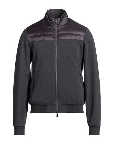 MOORER Jacket Charcoal Size Polyamide, Cotton