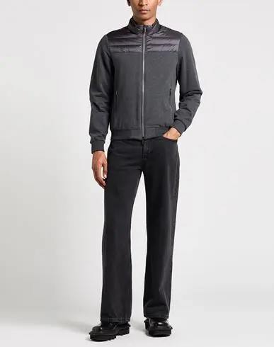 MOORER Jacket Charcoal Size Polyamide, Cotton