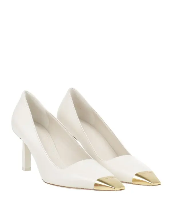 FERRAGAMO Lambskin Embellished Pumps