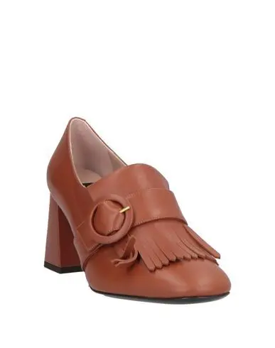 GIORGIO FABIANI Leather Loafers With Fringes