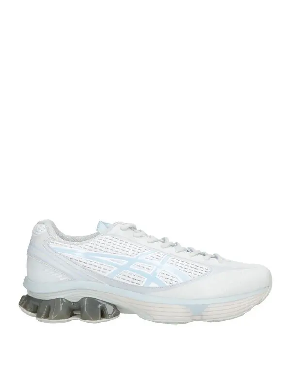 Asics Light Textile And Synthetic Material Sneakers - Light Grey