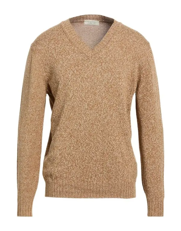 FILIPPO DE LAURENTIIS Sweater Camel Size Cotton