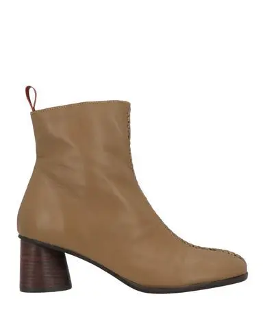 Malìparmi Leather Ankle Boots - Mustard