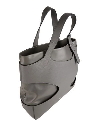 FERRAGAMO Calfskin Shopper Bag - Light Grey