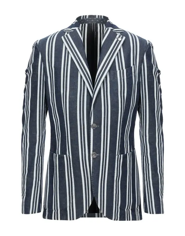 L.B.M. 1911 L. B.m. 1911 Blazer Midnight Size Cotton, Flax, Silk