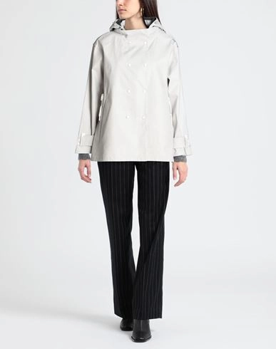 Herno Lightweight Linen Double-breasted Jacket With Detachable Hood