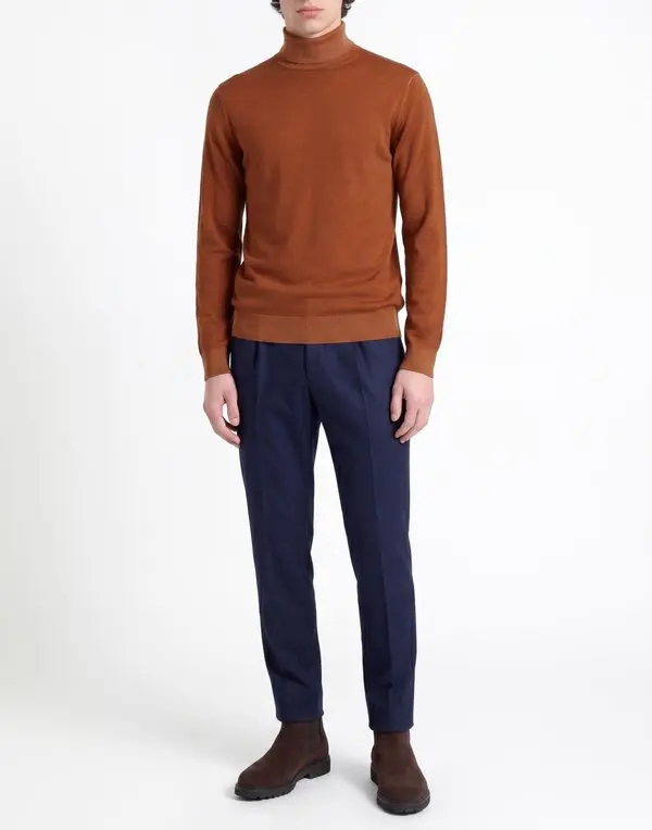 DANIELE FIESOLI Merino Wool Turtleneck Sweater