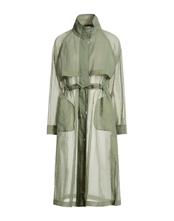 Peserico Organza Trench Coat - Green