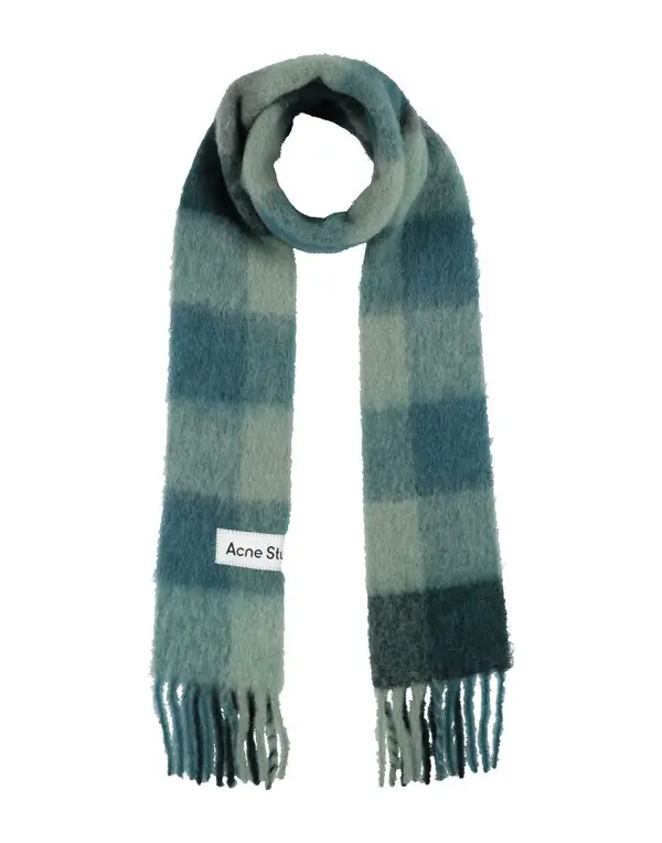 Acne Studios Scarf Emerald Alpaca Wool, Wool, Nylon, Mohair Wool