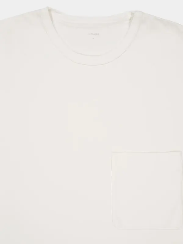 LEMAIRE Light Oversized Cotton T-shirt - Cream