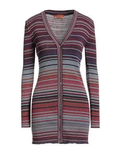 Missoni Striped Cotton And Viscose Cardigan - Red