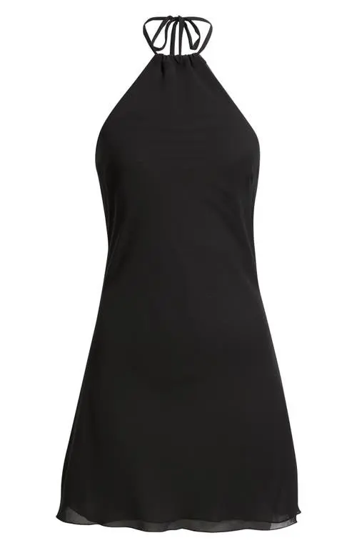 BELLA VENICE Natalia Halter Minidress