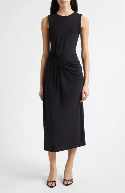 Ramy Brook Addison Sleeveless Midi Dress - Black